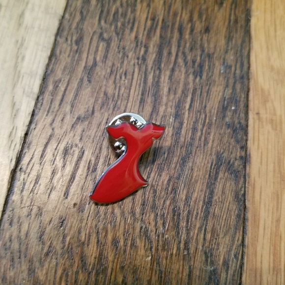 Jewelry | Red Dress Pin | Poshmark